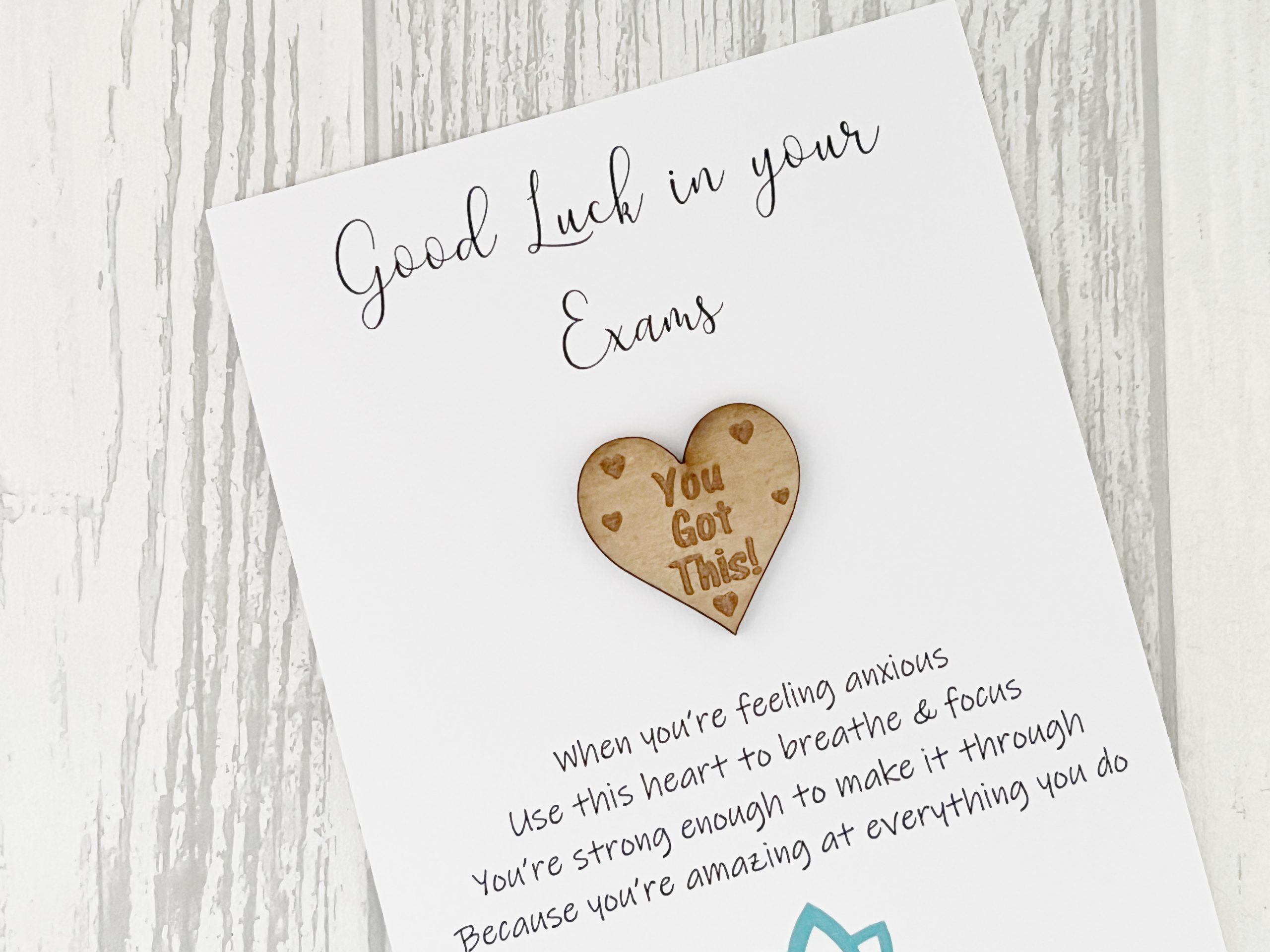 Good Luck in Exams Pocket Hug - Meaningful Charm