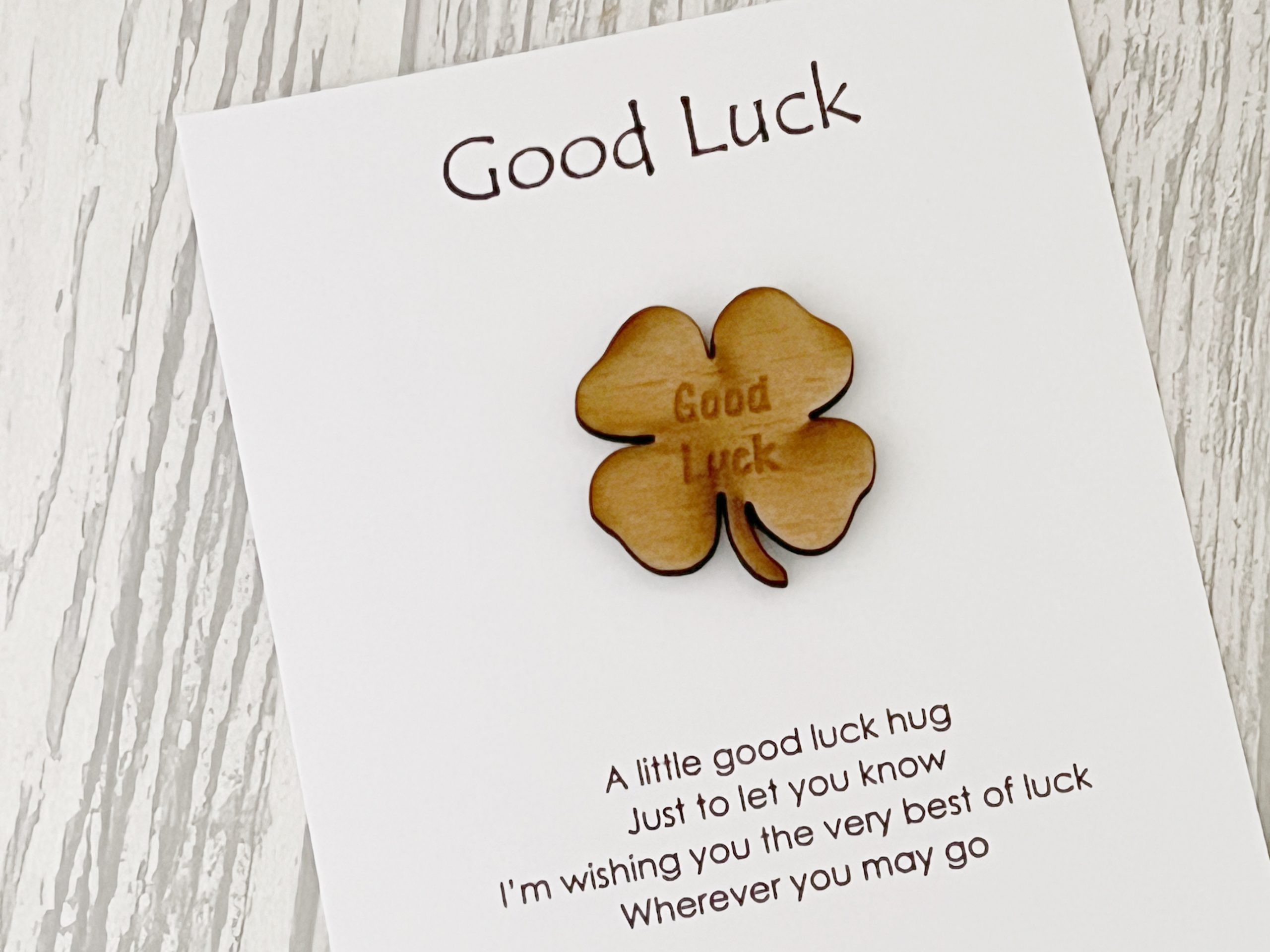 Good Luck Pocket Hug - Meaningful Charm