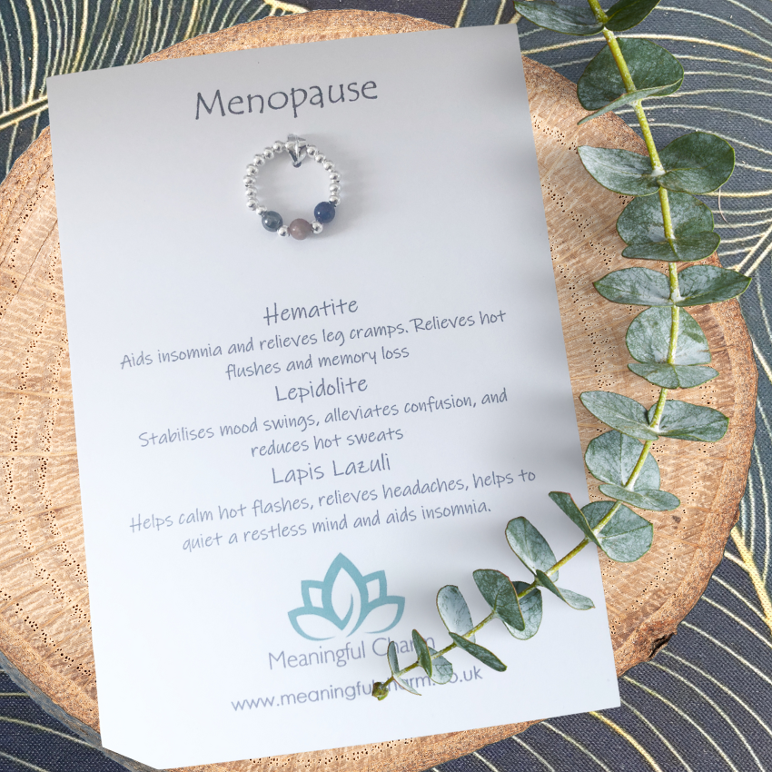 Menopause Stretch Ring - Meaningful Charm