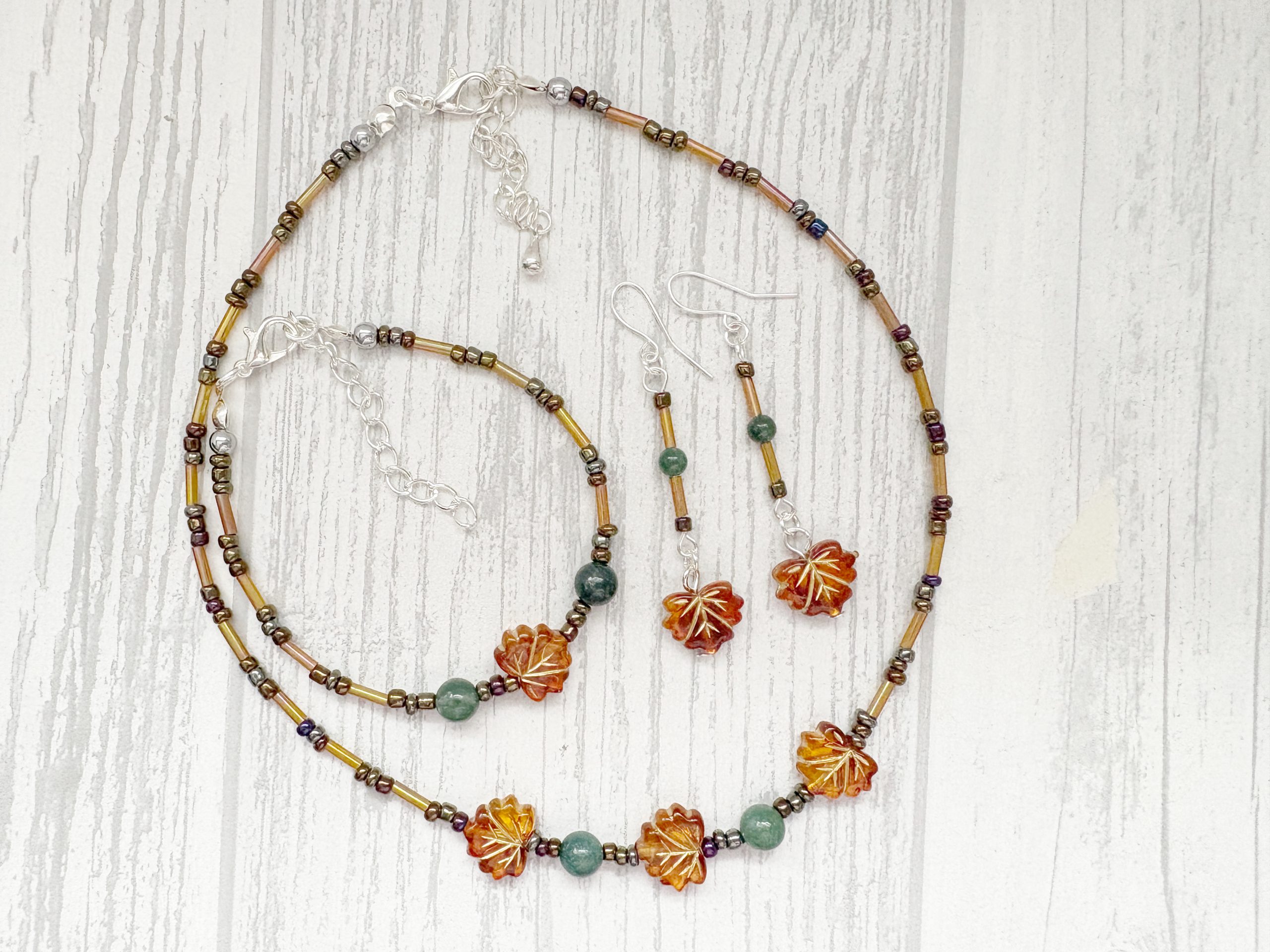 Maple Madness Moss Agate - Meaningful Charm